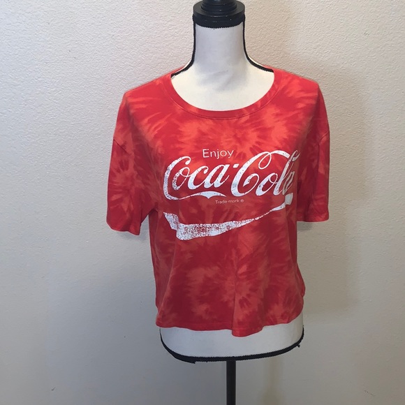 Love Tribe | Tops | Love Tribe Coca Cola Red Crop Top | Poshmark